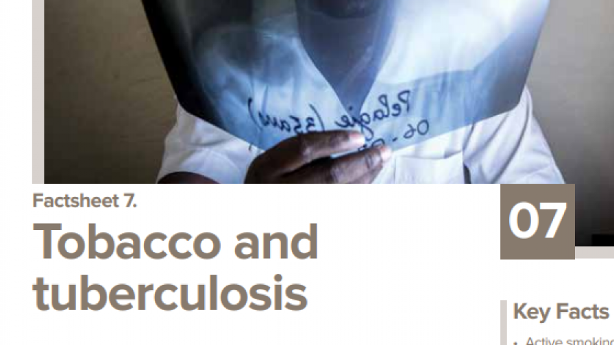 Factsheet 7: Tobacco and tuberculosis | The Union